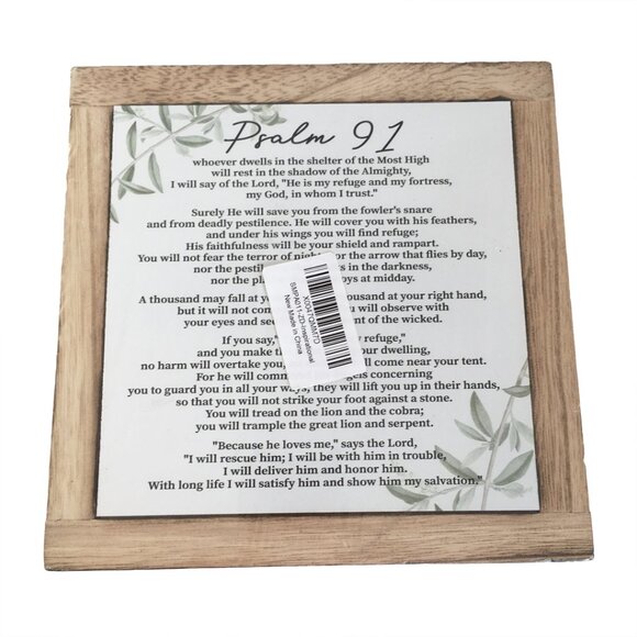 Art | Psalm 91 Plaque Home Decor | Poshmark
